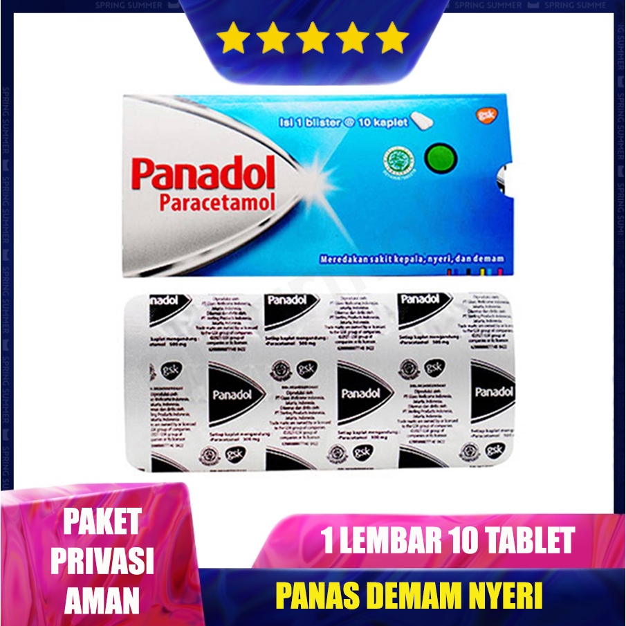 Jual Panadol Biru Paracetamol 500Mg | Obat Untuk Meringankan Panas ...