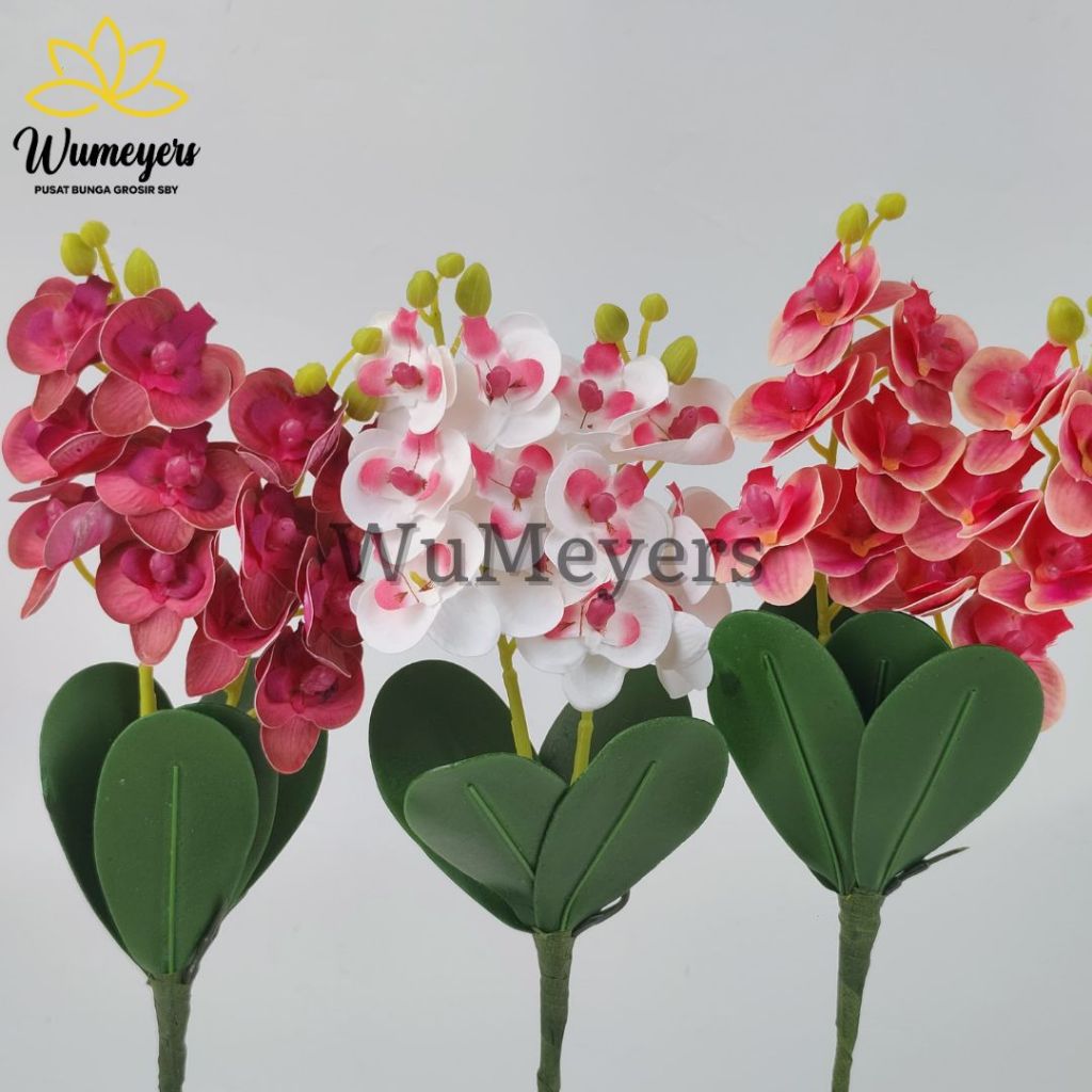 Jual WM BUNGA ANGGREK LATEX MINI K2 V2 PREMIUM - BUNGA PLASTIK UNTUK ...