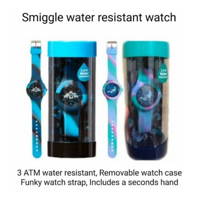 Jual Smiggle Splish Splash Water Resistant Watch For Girl / Boy ...