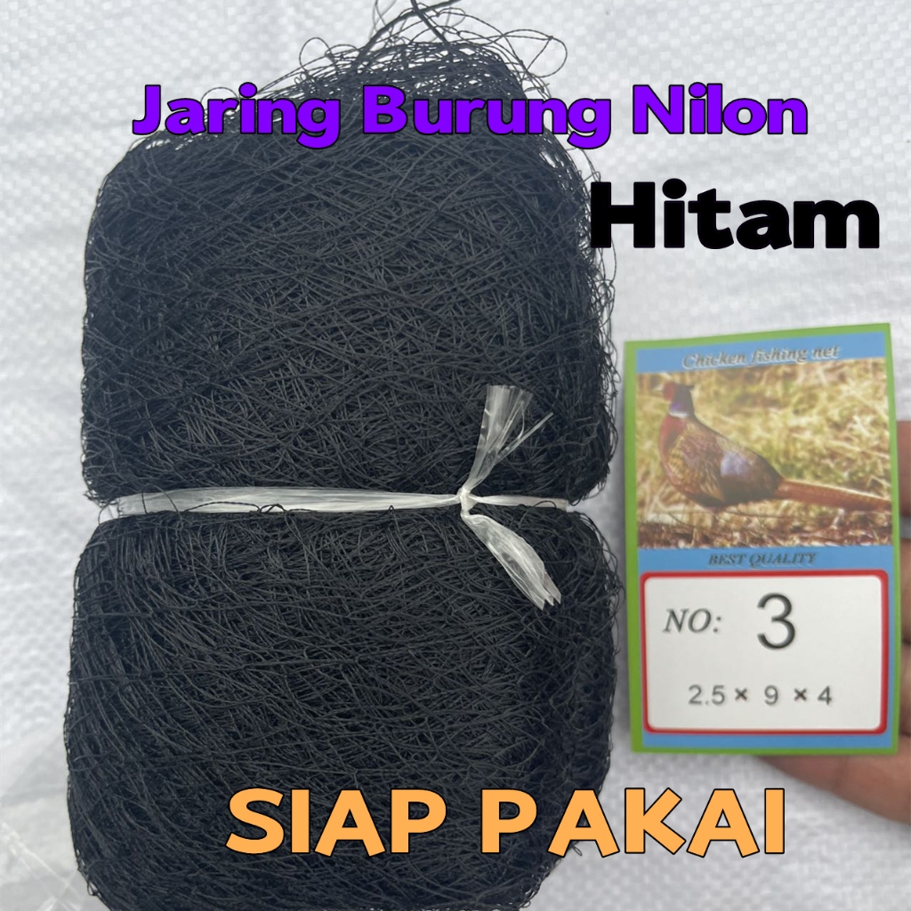 Jual Jaring Burung Nilon Emprit, Perkutut, Pipit, Kutilang, Tekukur ...