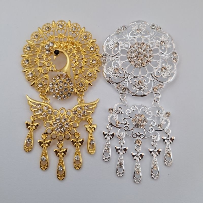 Jual Bros Kebaya Gold Emas Perak Kutubaru Susun Tumpuk khas Etnik Jawa ...