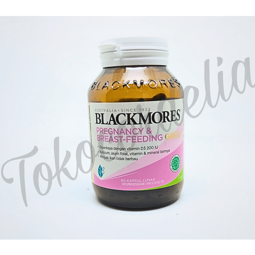 Jual Blackmores Pregnancy & Breast Feeding Gold 60's/Suplemen Ibu Hamil ...