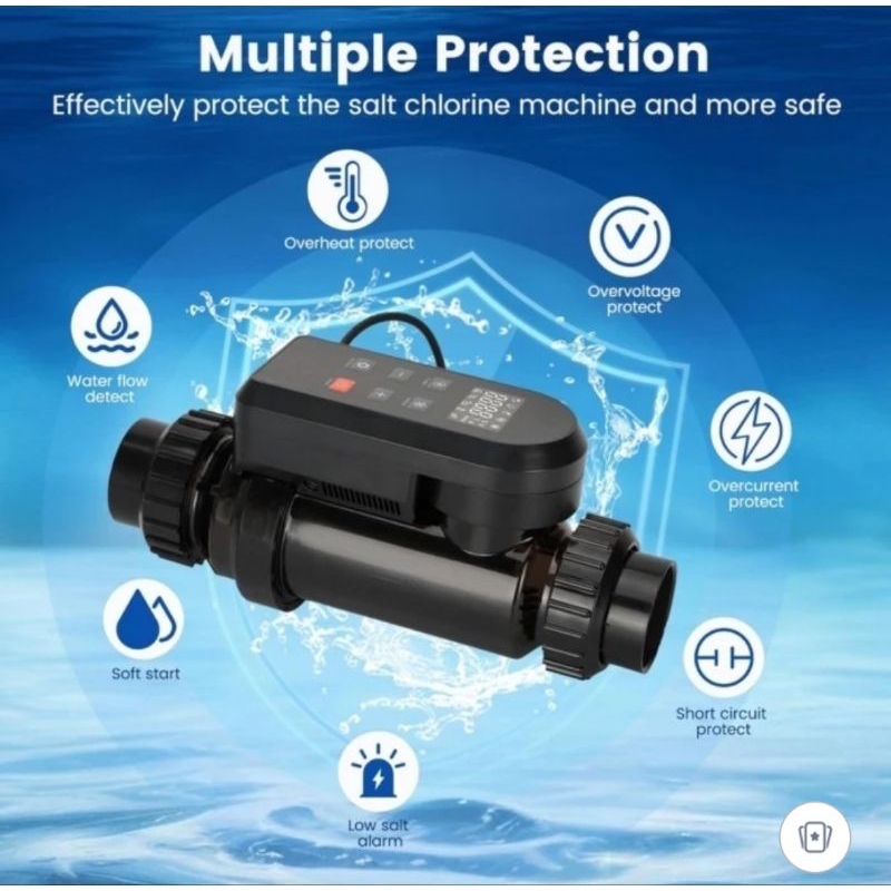 Jual EMAUX SALT CHLORINATOR SMART 30 GRAM SALT CHLORINATOR 30GRAM SALT CHLORIN GENERATOR SALT ...