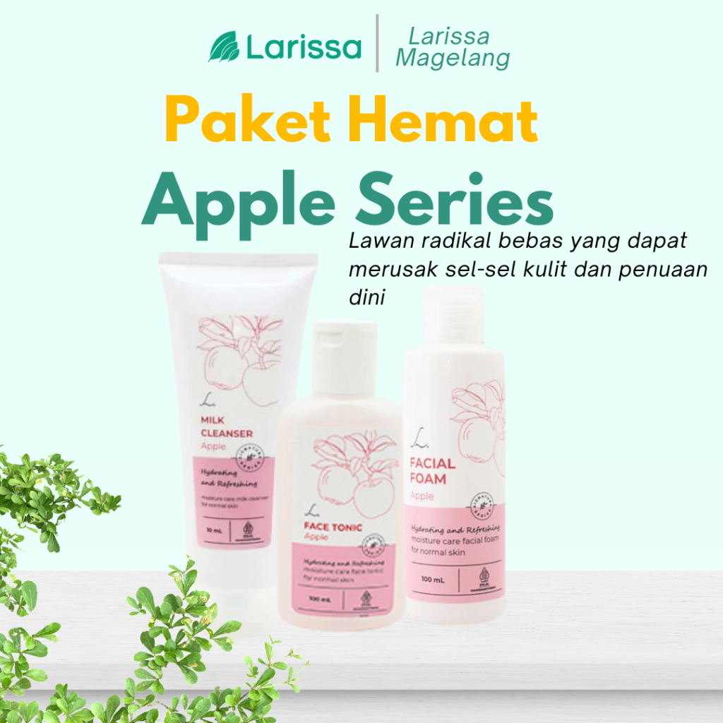 Jual Larissa Paket Face Product Apple Series (Rangkaian Set) | Shopee ...