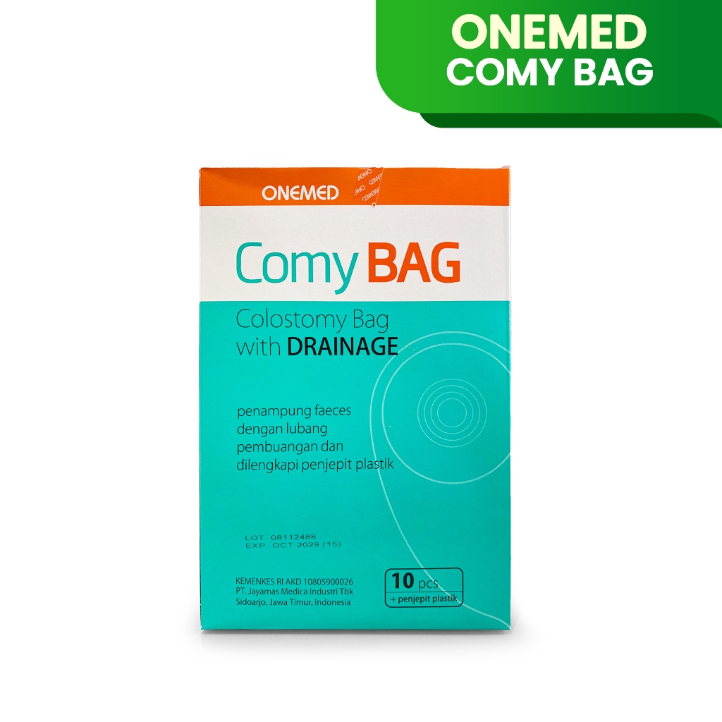 Jual ONEMED COMY BAG KANTONG KOLOSTOMI DRAINAGE 1PCS GRATIS PENJEPEIT ...