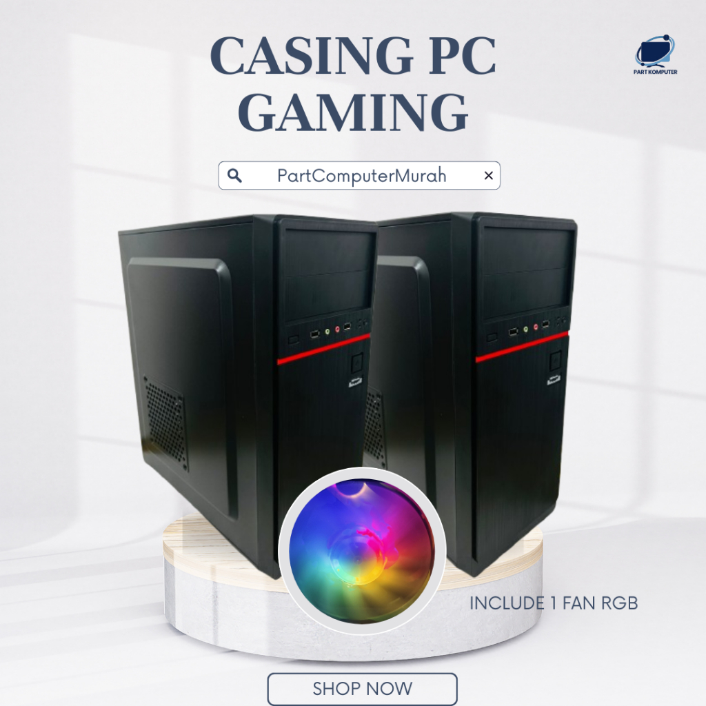 Jual Casing CPU Komputer LP-22 – PC Gaming RGB + PSU 450W | Shopee ...