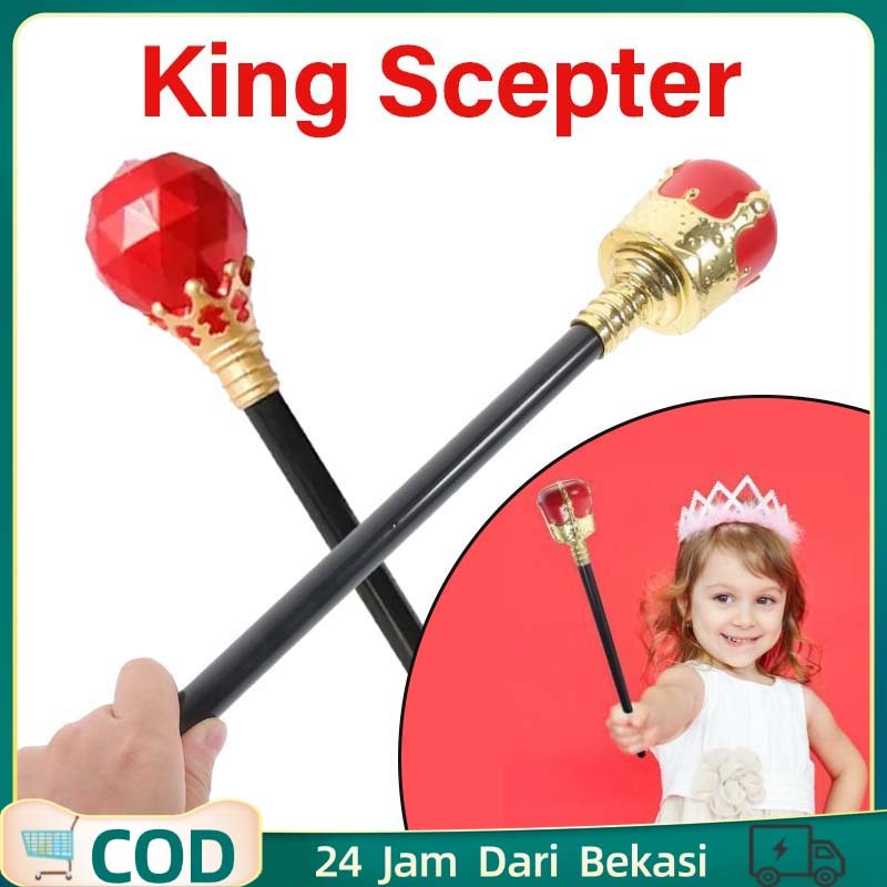 Jual Wand Tongkat Raja Sceptre Kings Dan Queen / Tongkat Penyihir Raja ...