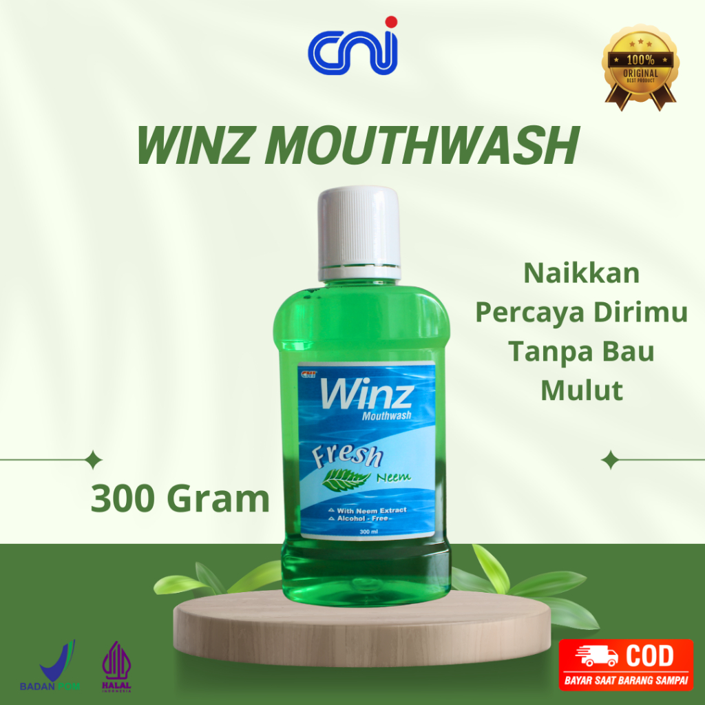 Jual CNI WINZ Mouthwash Obat Kumur 300ml | Shopee Indonesia