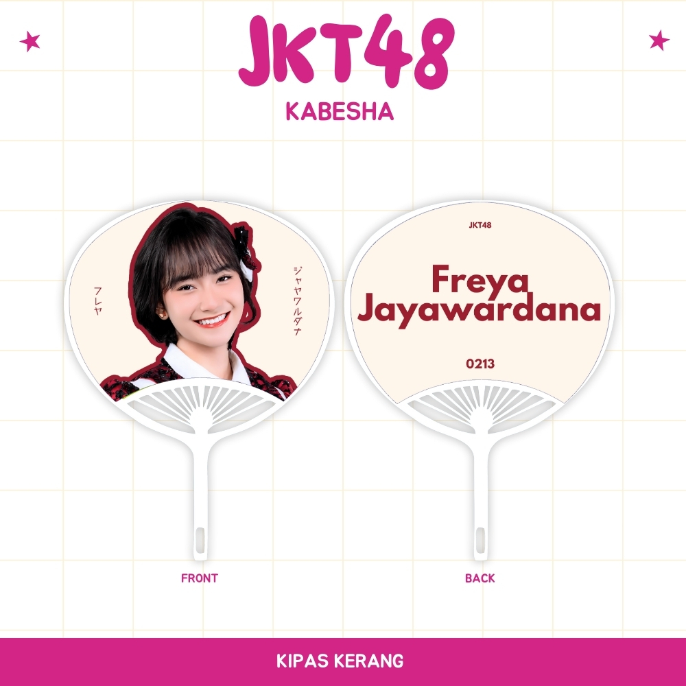 Jual KIPAS TANGAN JKT48 KERANG (HARGA 1 PCS) UCHIWA FAN KPOP JPOP CARDS ...