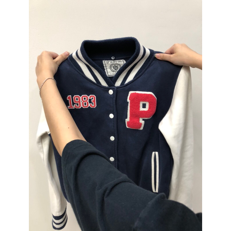 Jual Varsity Jacket Nylon Pink | Shopee Indonesia