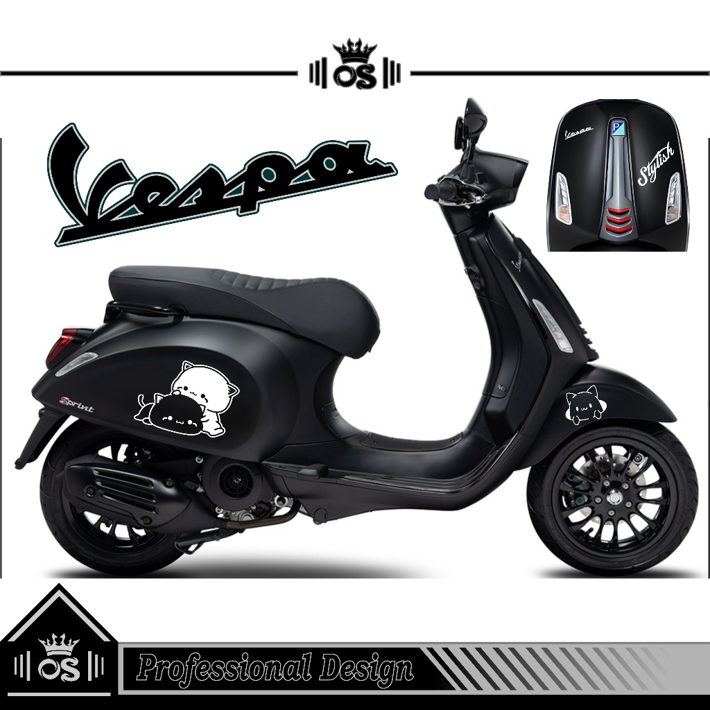 Jual STICKER CUTTING VESPA SPRINT & PRIMAVERA / MTF 47 / STRIPING VESPA ...