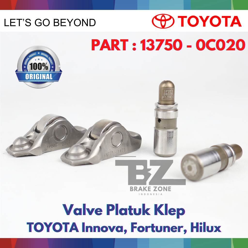 Jual Rocker Arm Adjuster Klep Toyota Innova Fortuner Hilux Bensin ...