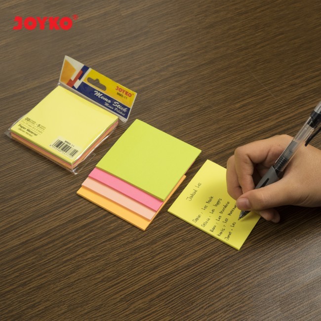 Jual Memo Stick Joyko MMS-11 / Sticky Note Joyko / Memo tempel ...