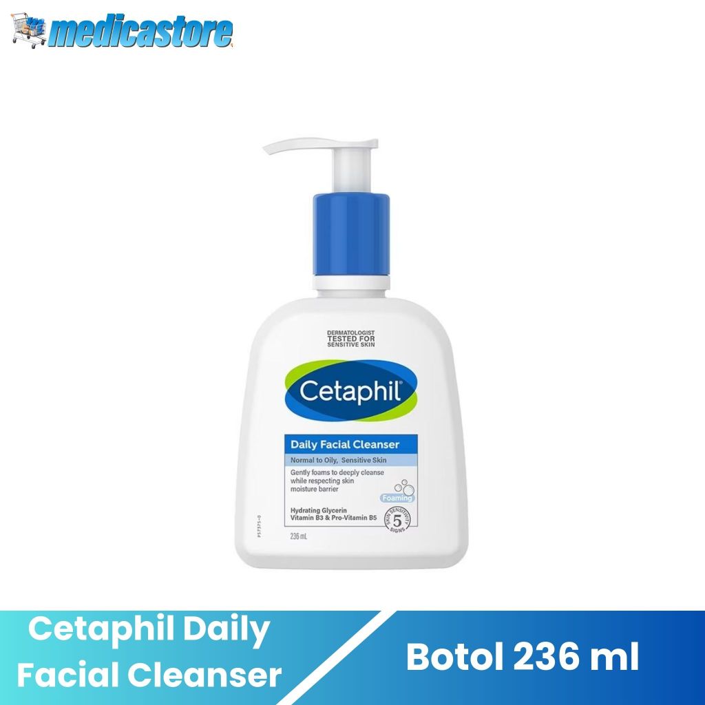 Jual Cetaphil Daily Facial Cleanser 236 Ml - Sabun Pembersih Wajah ...