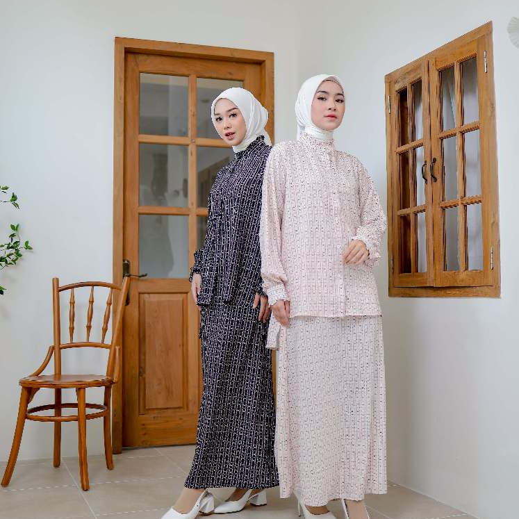 Jual Sufiya Seraya Set - One Set Lebaran Raya Motif Ribbon | Shopee ...