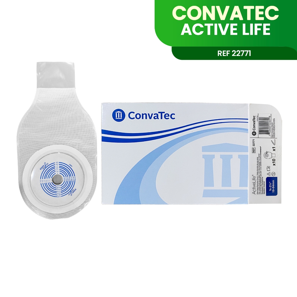 Jual CONVATEC ACTIVE LIFE ONE PIECE 22771 KANTONG COLOSTOMY ONEMED COMY ...