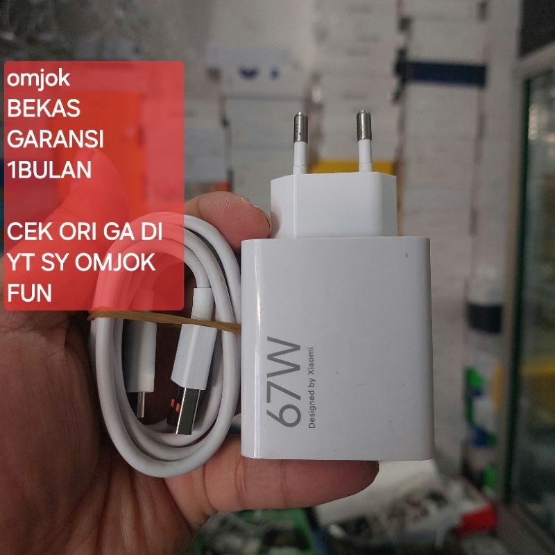 Jual [ Bekas bawaan ] CHARGER Xmi REDMI NOTE 13 PRO POCO X6 X5 PRO M6 ...