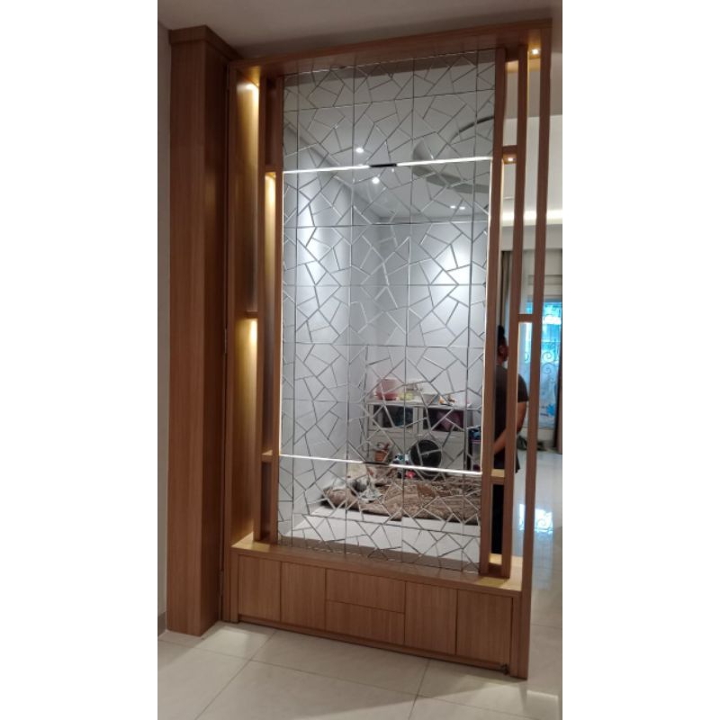 Jual partisi/penyekat ruangan/costum lapisan hpl harga permeter ...