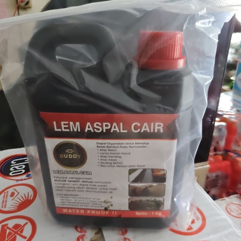 Jual (PROMO)Lem aspal cair buddy 1kg | Shopee Indonesia