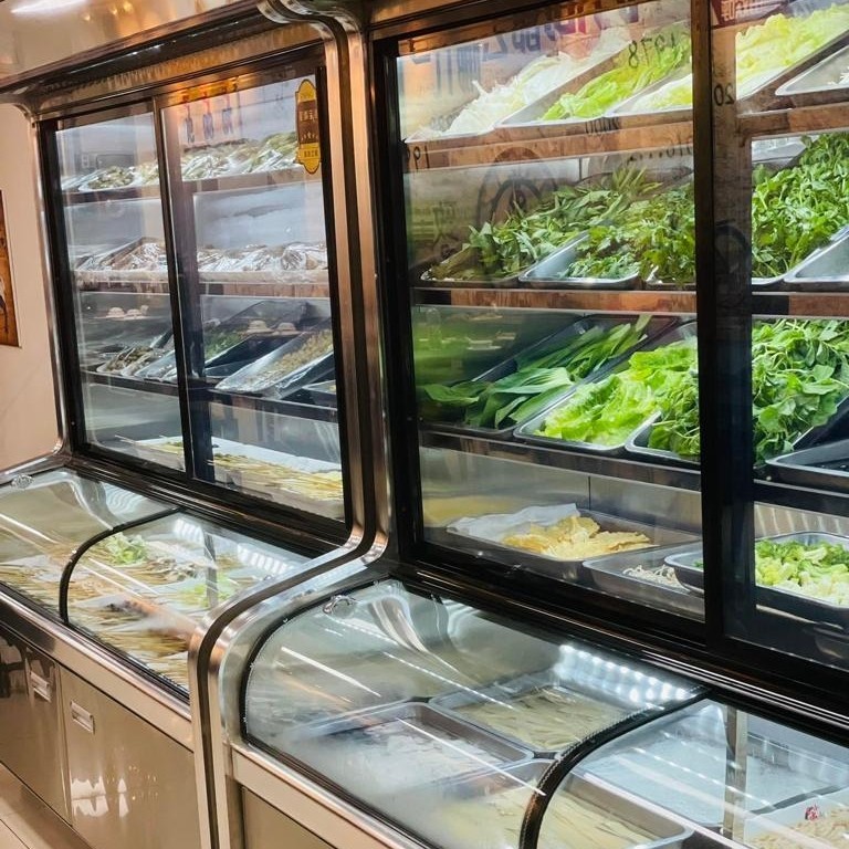 Jual Display Chiller Cabinet / Cabinet Sayur Chiller / Multideck Sayur ...