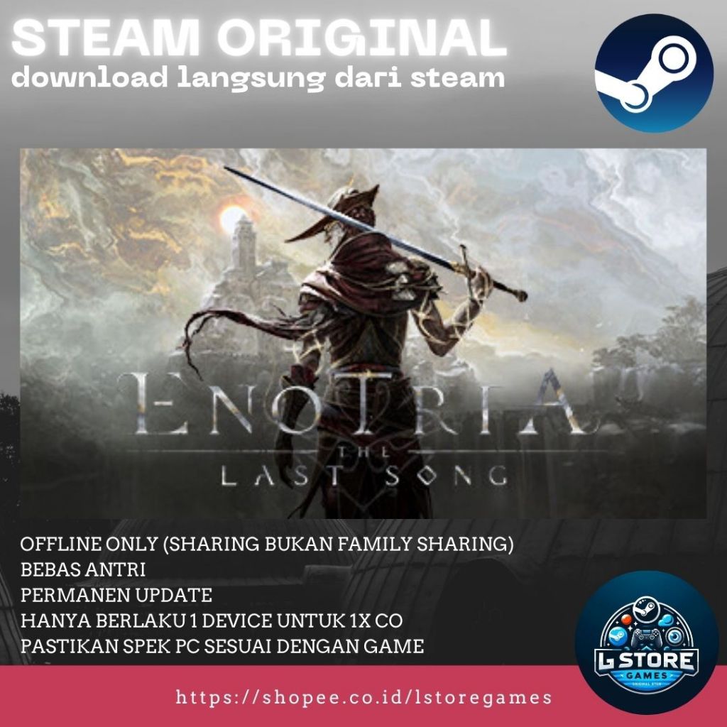 Jual Enotria: The Last Song PC Sharing Original Offline | Shopee Indonesia