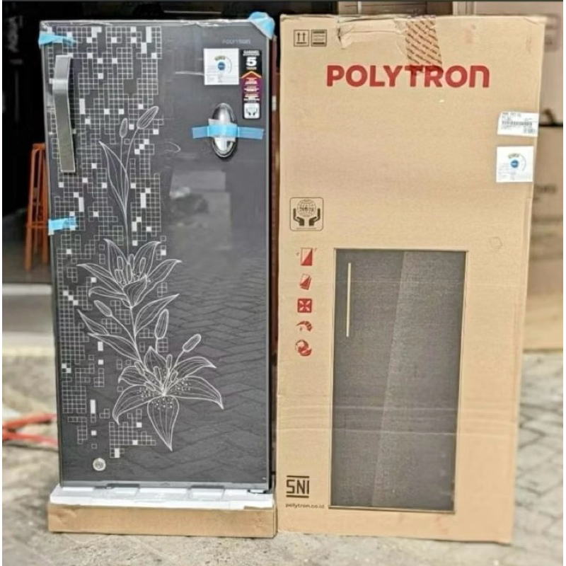Jual Kulkas 1 pintu Polytron PRA-18J Lemari es 180 liter. Garansi 5 ...