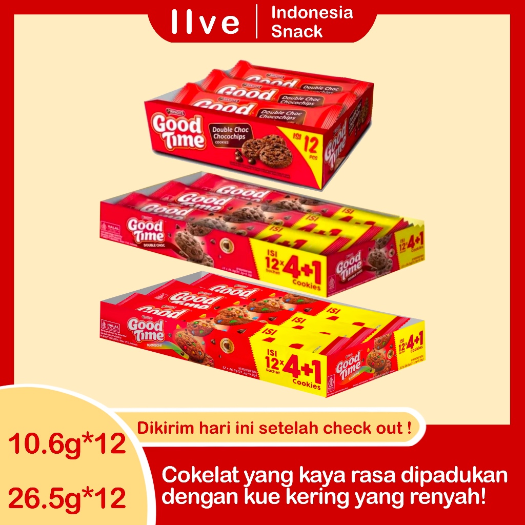 Jual GOOD TIME COOKIES PACK ISI 12 | Shopee Indonesia