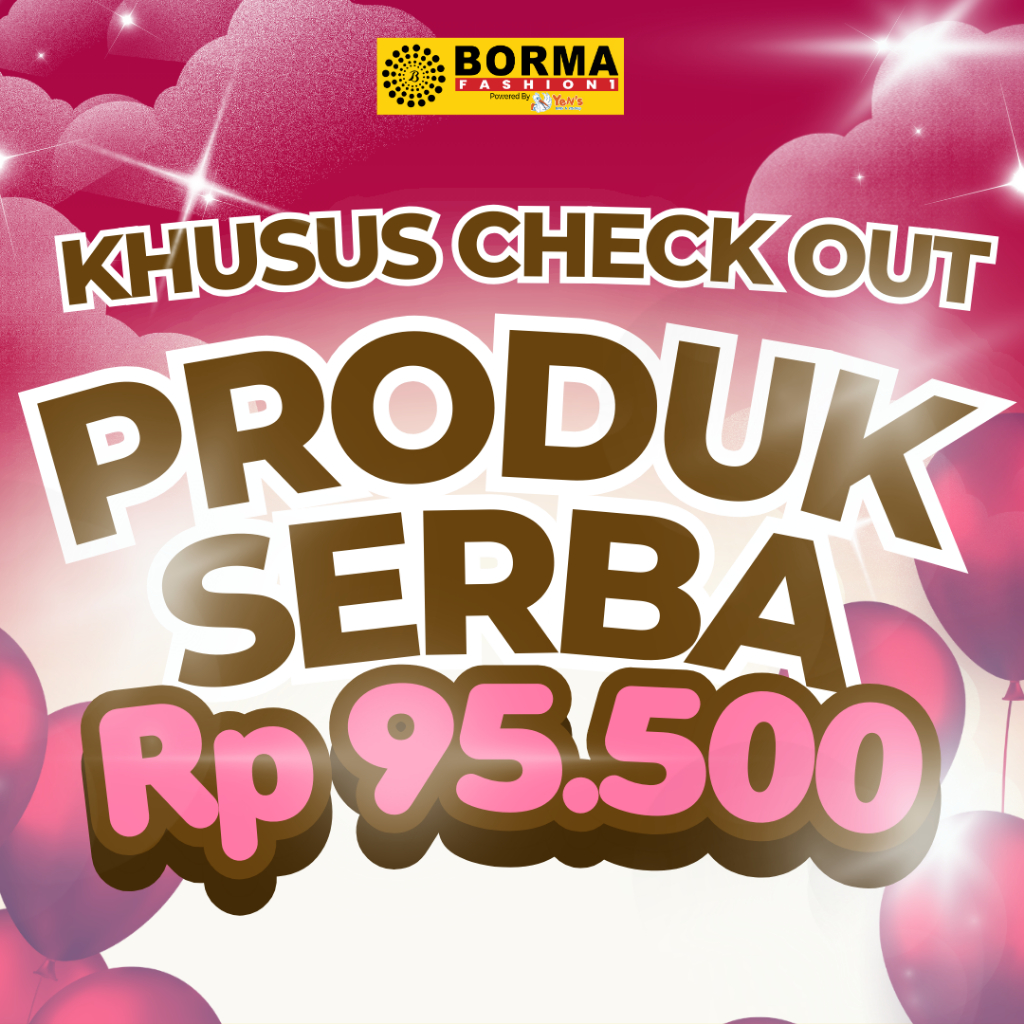Jual Check Out Serba 95500 Yens BORMA FASHION ( maks 700gr ) | Shopee ...