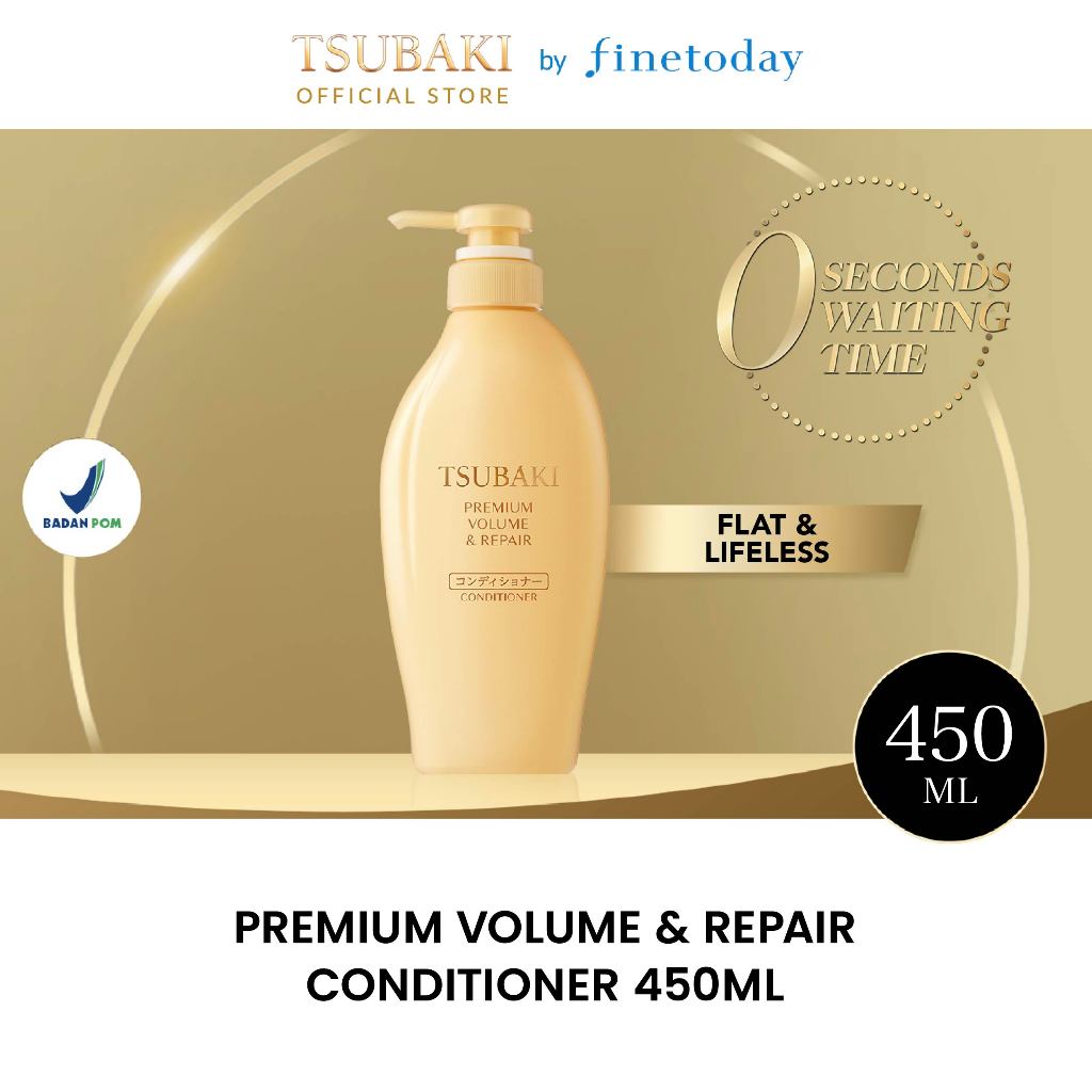 Jual Tsubaki Premium Volume & Repair Conditioner 450ml | Shopee Indonesia