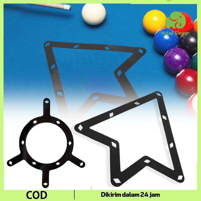 Jual Segitiga Bola Billiard Magic Rack Billiard Biliar Plastik Bola 9 ...