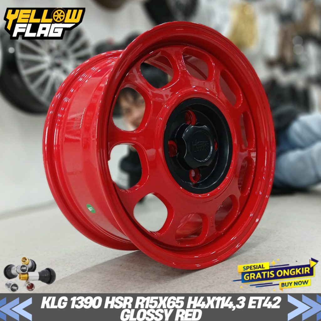 Jual VELG MOBIL XENIA KIJANG LGX AVANZA RING 15 HSR KLG PCD 4X114.3 LEBAR 6,5 ET42 GLOSY RED R15 ...