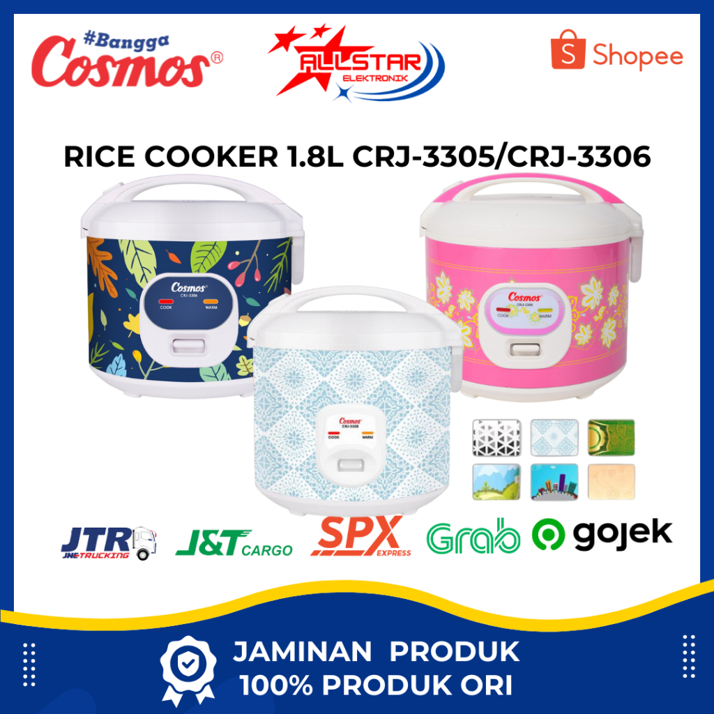 Jual COSMOS RICE COOKER / MAGIC COM CRJ 3306 / CRJ-3306 / CRJ3305 / CRJ ...