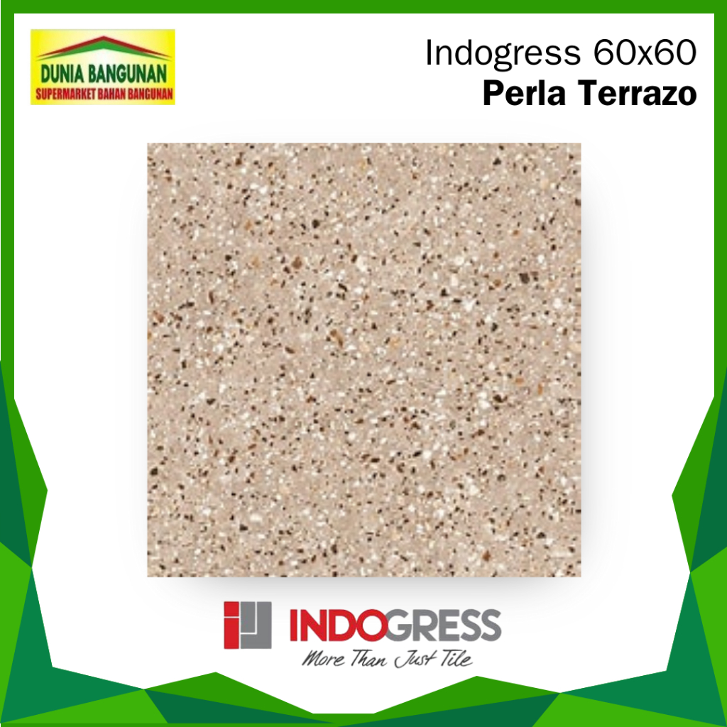 Jual Granit Indogress 60x60 Perla Terrazo Granit Matt Kasar / Granit Lantai / Granit Lantai ...