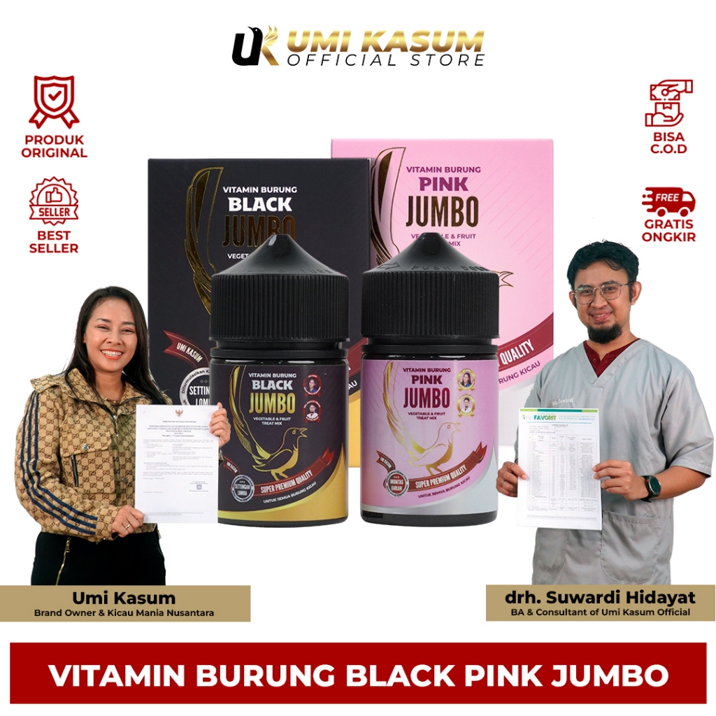 Jual Paket Promo Vitamin Black Pink & Vocal Booster By Umi Kasum ...