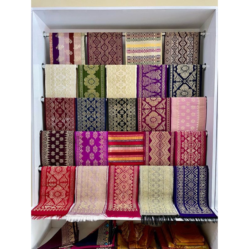 Jual Selendang Songket Sidemen Besar (asli tenunan bukan bordir) | Shopee Indonesia