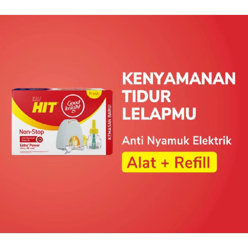 Jual Hit Good Knight Non Stop Set - Obat Nyamuk Elektrik | Shopee Indonesia