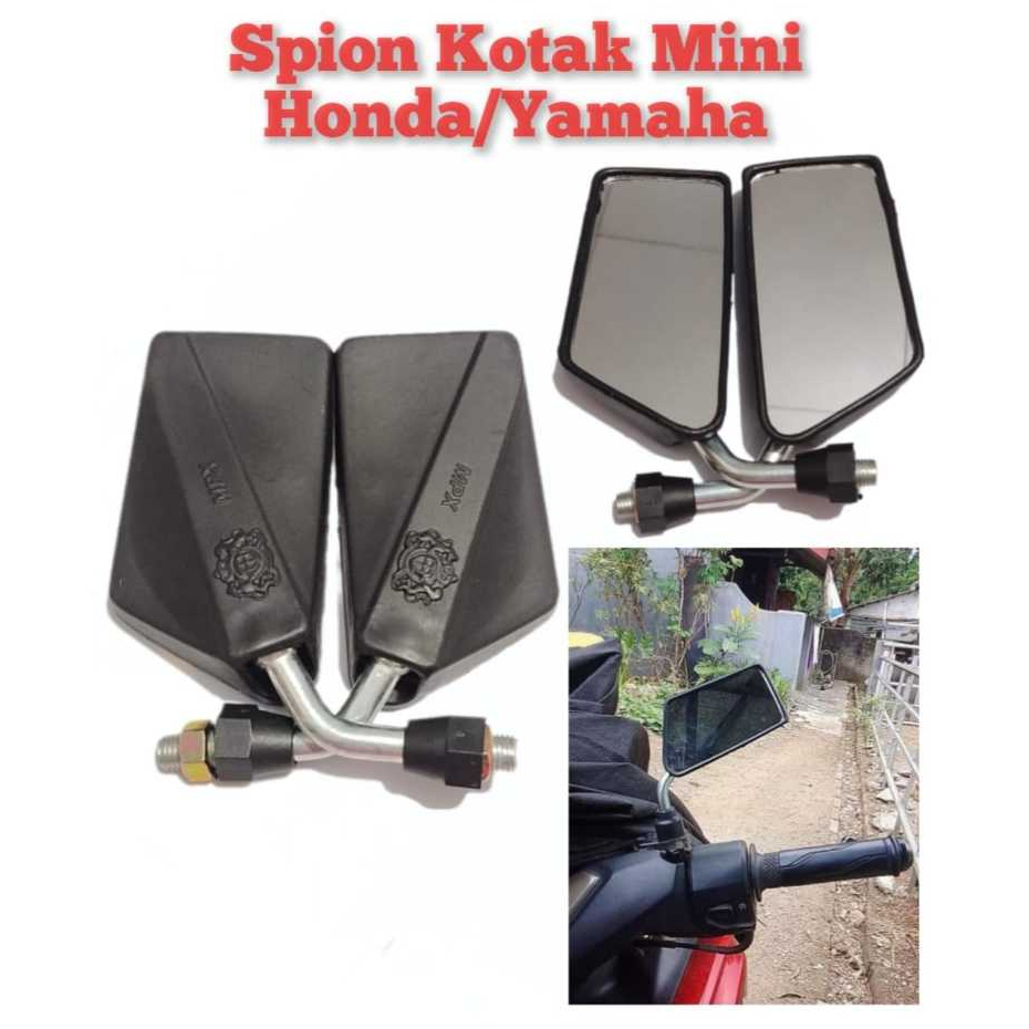 Jual Spion kotak mini/ spion model rx king universal bisa untuk honda ...