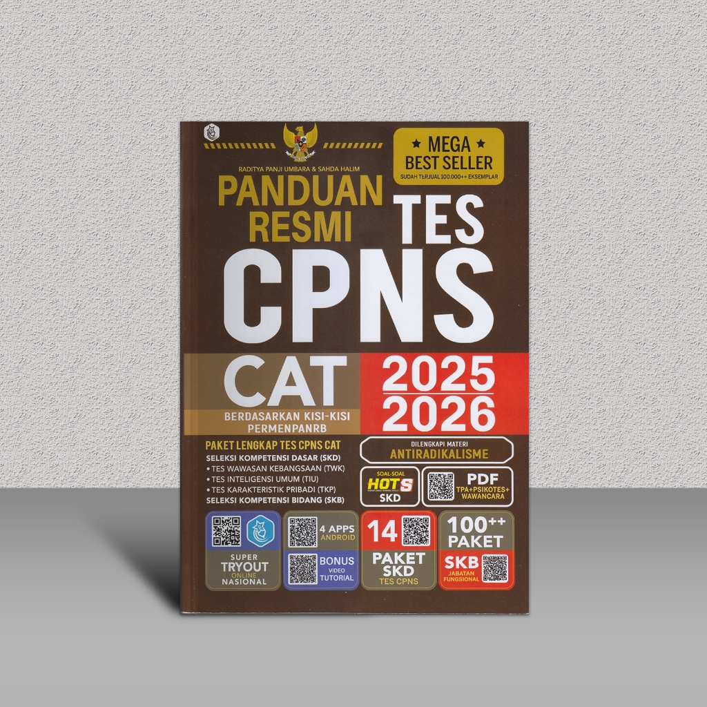 Jual BUKU PANDUAN RESMI TES CPNS CAT 2025/2026 | Shopee Indonesia