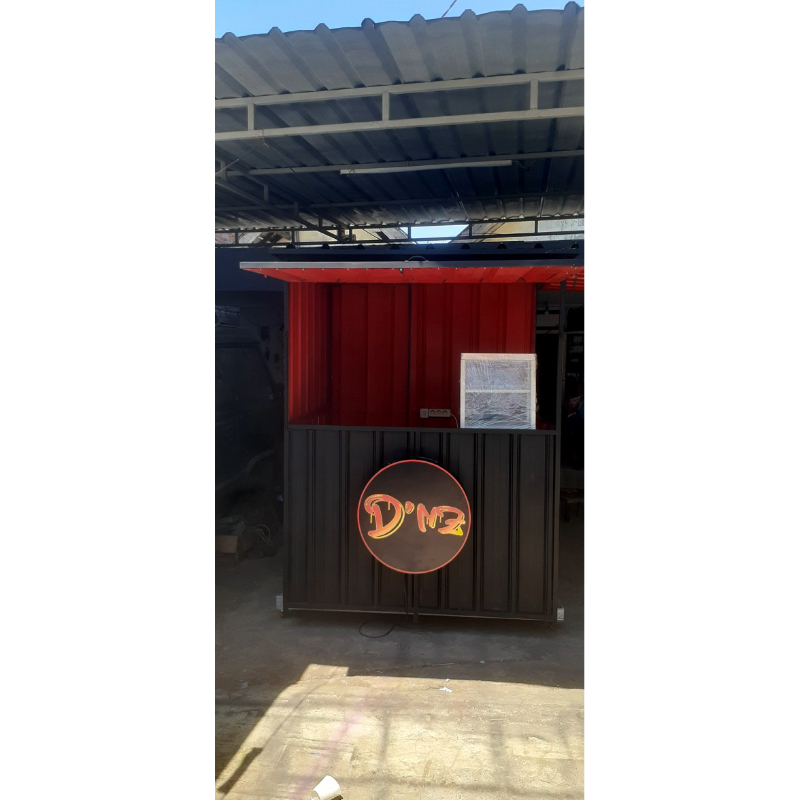Jual Booth container box jualan 1.5x1.5 tinggi 2meter | Shopee Indonesia