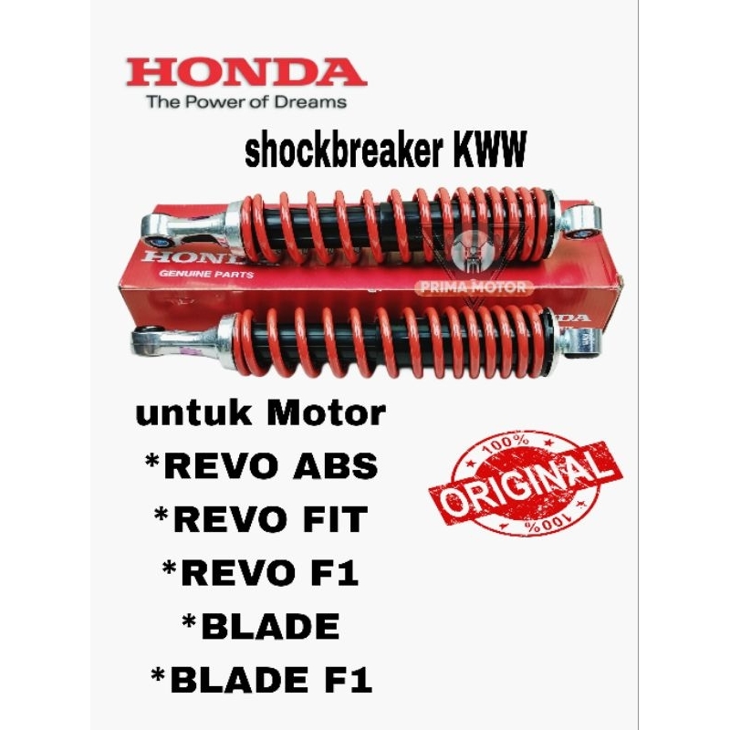Jual shockbreaker belakang KWW Honda Revo fit Revo F1 Revo Absolute ...