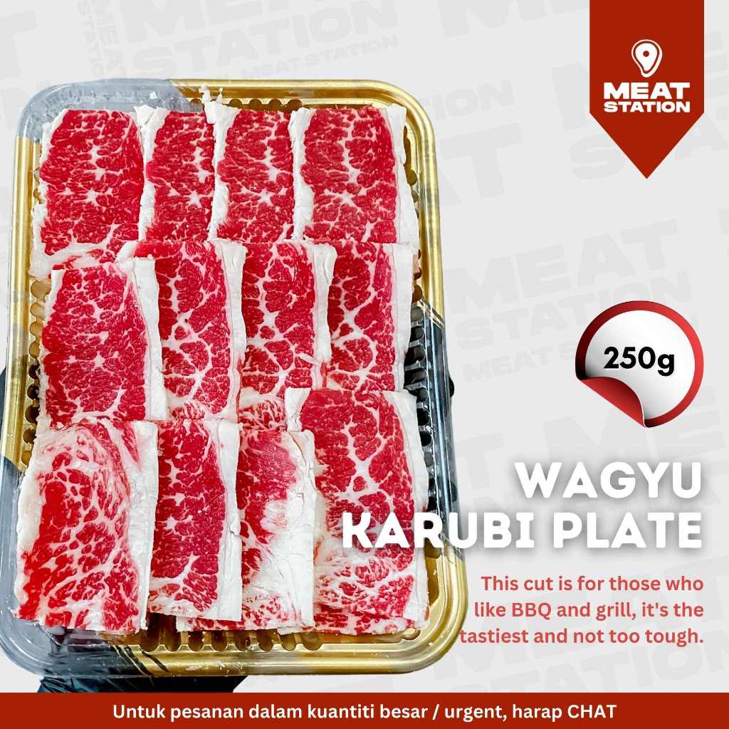 Jual Wagyu Karubi Plate 6mm 250g / Beef Import / Karubi Plate / Beef ...