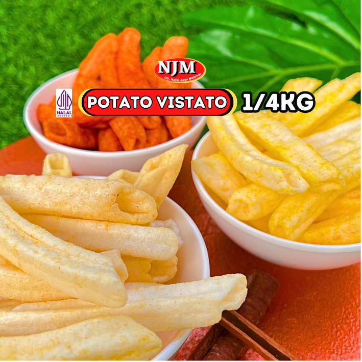 Jual NJM - POTATO VISTATO / POTATO KOTAK KENTANG GORENG PAK 250Gr (1/4 ...