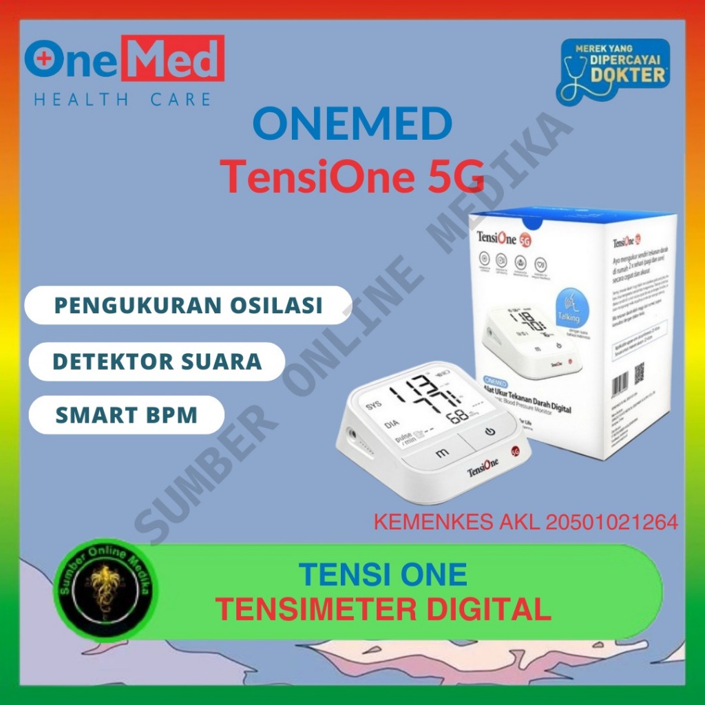 Jual TENSI ONEMED 5G/TENSIMETER DIGITAL ONEMED/ONEMED TENSIONE 5G/SUARA ...
