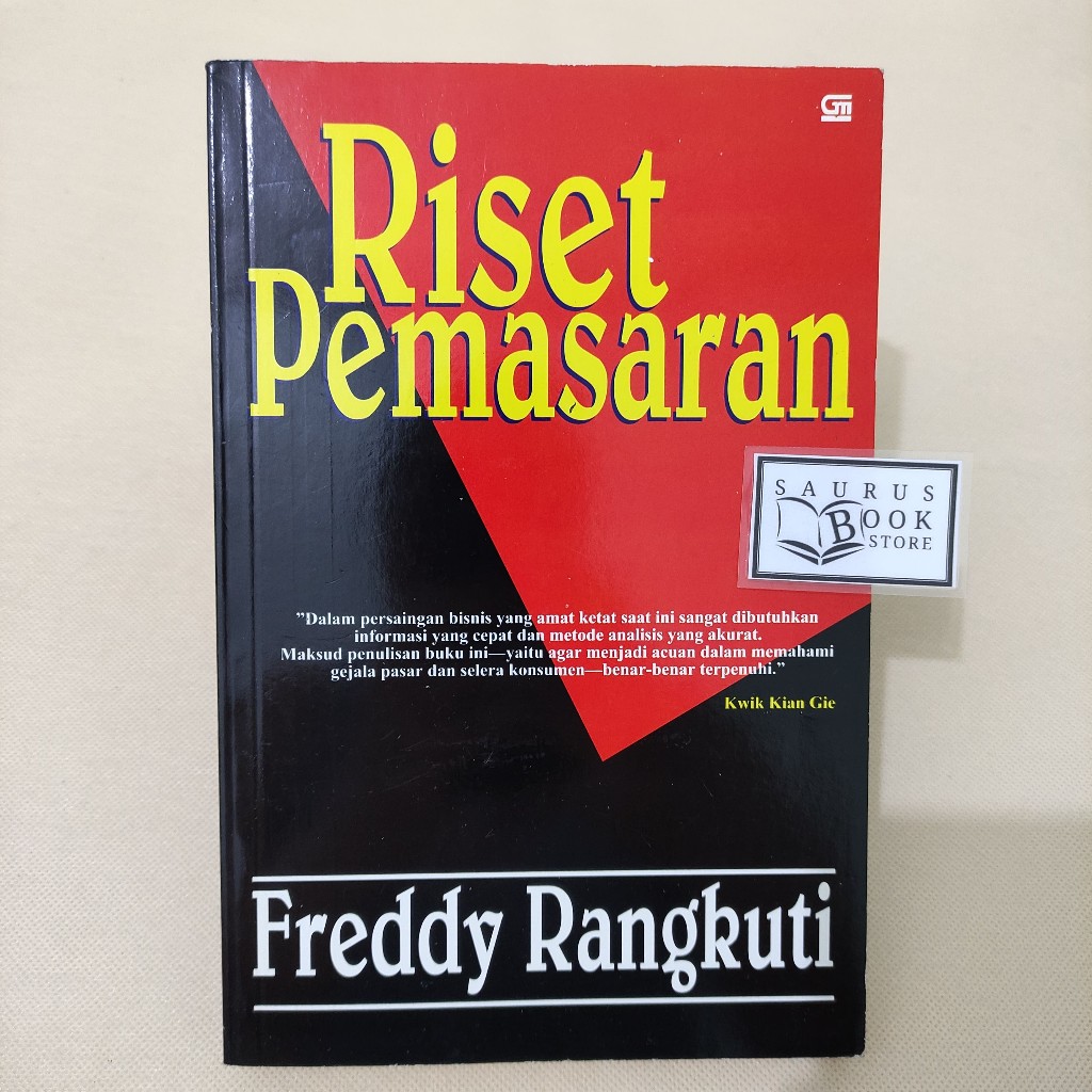 Jual (ORIGINAL) Buku Riset Pemasaran (Freddy Rangkuti) | Shopee Indonesia