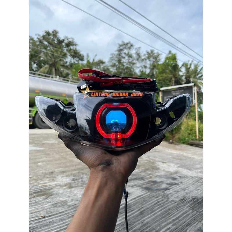 Jual Reflektor lampu depan VEGA R NEW biled MATRIX X1 ukuran “3 INC ...