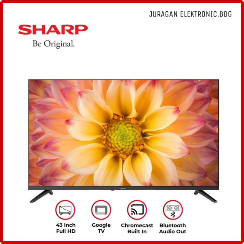 Jual SHARP LED TV 43 INCH Google TV 2T-C43GH3000i | Shopee Indonesia