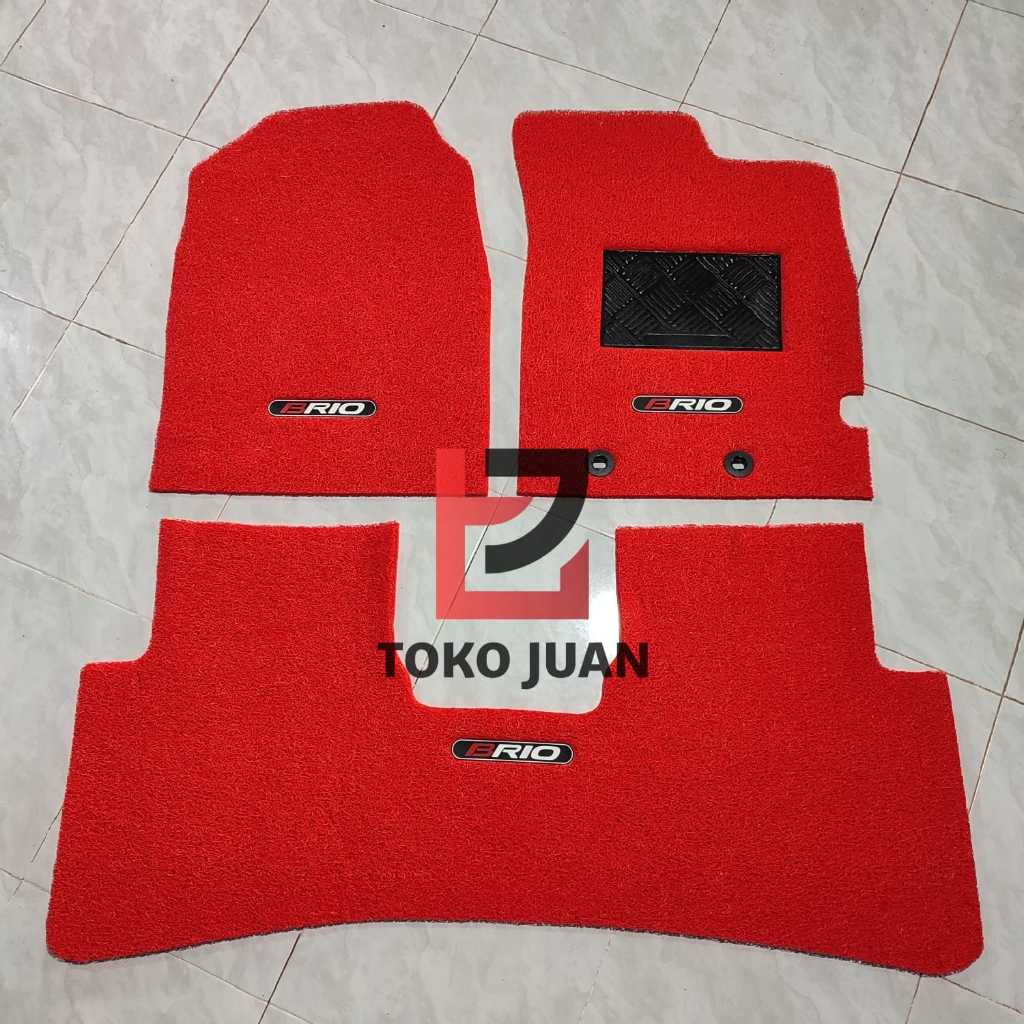 Jual Karpet Mie Bihun 1 warna Honda Brio 1 baris depan 2 baris full ...