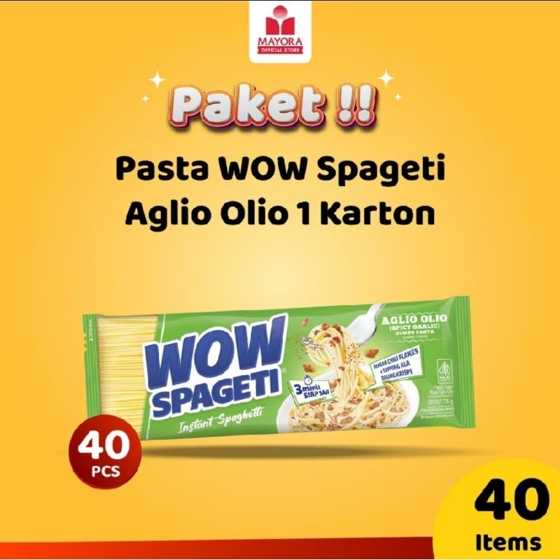 Jual Paket 1 Dus Wow Spageti All Variant | Shopee Indonesia