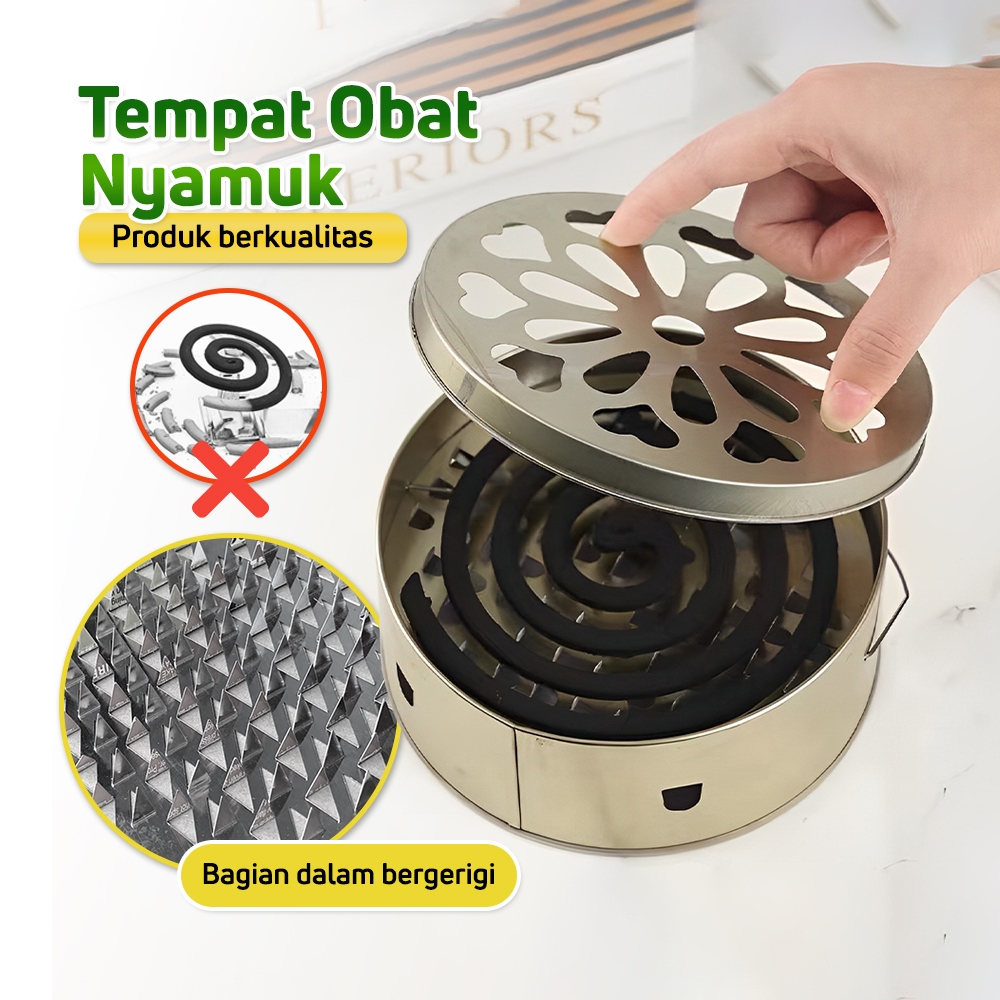 Jual Tatakan Obat Nyamuk Bakar Tempat Pembasmi Serangga Nyamuk Bulat ...