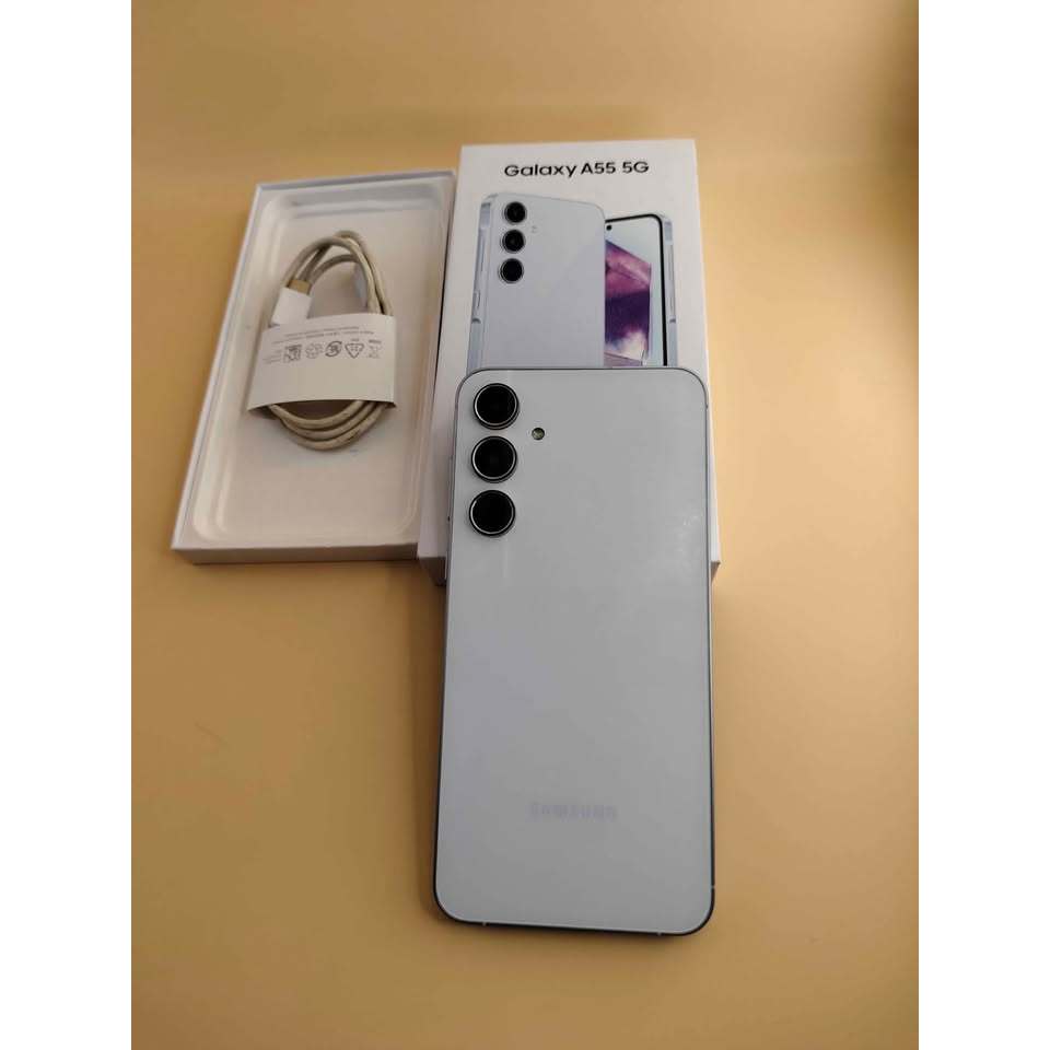 Jual Samsung Galaxy A55 5G 12/256GB Ice Blue Fulset Original Garansi | Shopee Indonesia